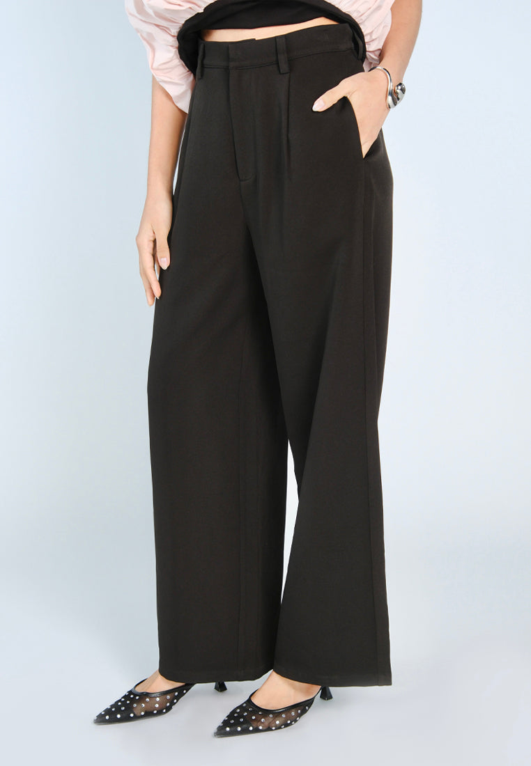 Mark Bumgarner X Vania Romoff For Plains & Prints Camille Pants (Black
