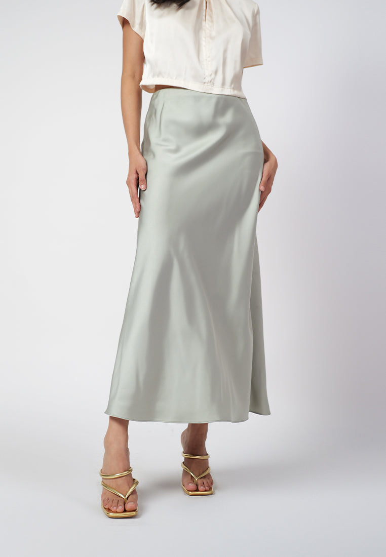 Raf Isabelle Skirt (Mint) – Plains & Prints